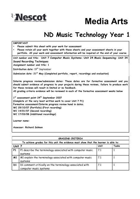 Unit 7 assignment Unit 7 assignment