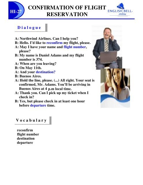 CONFIRMATION OF FLIGHT RESERVATION