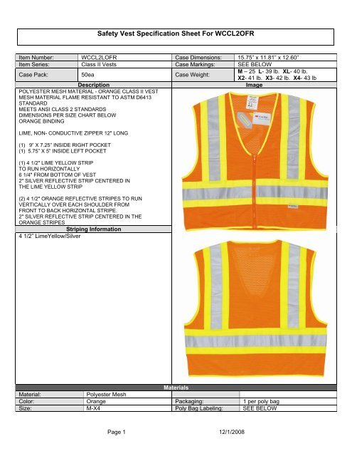 Spec Sheet - Training