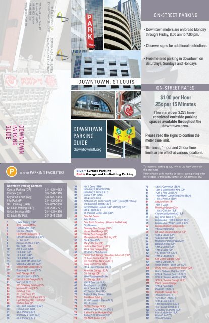 DOWNTOWN PARKING GUIDE DOWNTOWNPARKING GUIDE