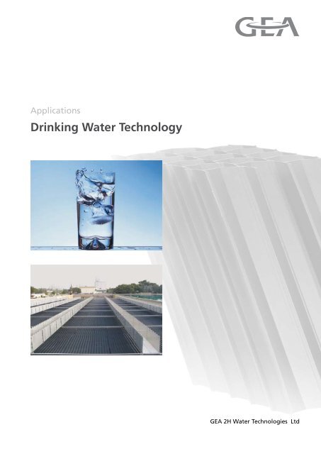 Drinking Water Technology PDF - Water and Wastewater Equipment