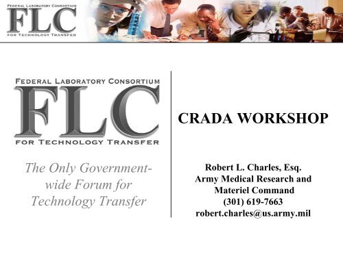 WHAT IS A CRADA? (Cont.) - Federal Laboratory Consortium for ...