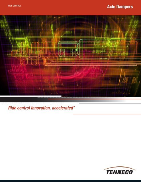 Axle Dampers - Tenneco Inc.