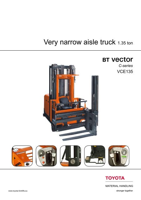 BT Vector VCE135 datasheet - Toyota Material Handling Europe