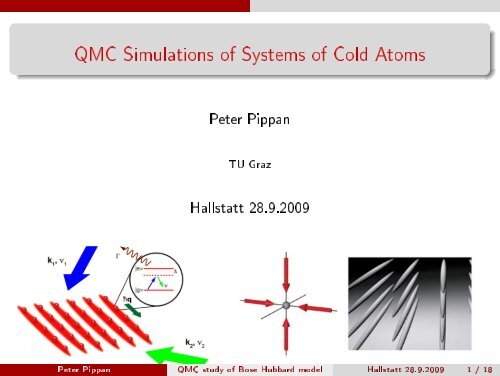 Quantum Monte Carlo study of cold atom systems