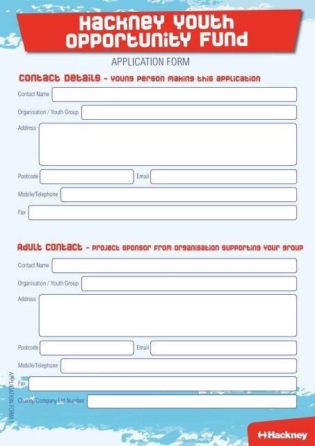 Hackney Youth Opportunity Fund - Young Hackney