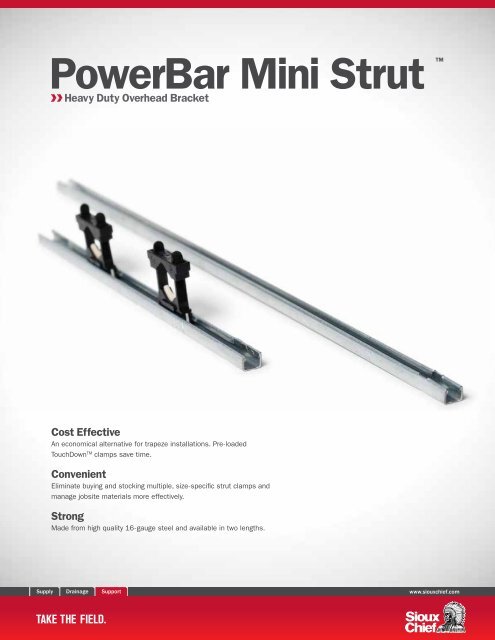 PowerBar Mini Strut - Sioux Chief