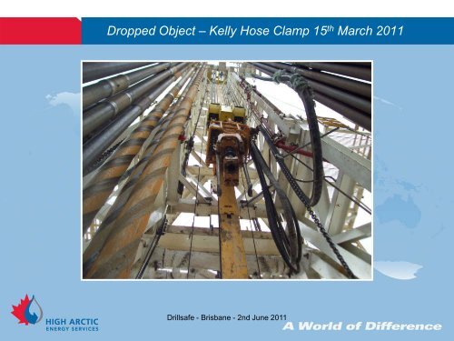 Dropped Object â Kelly Hose Clamp 15th March ... - Drillsafe.org.au