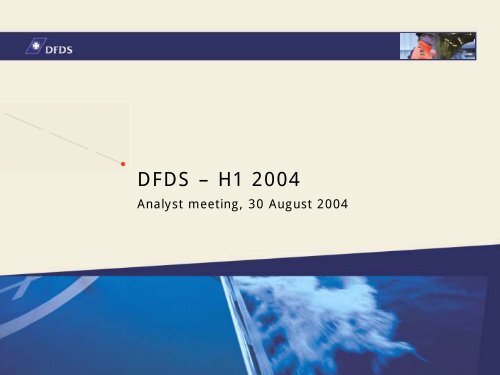 English - DFDS