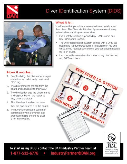 Diver IDentification System (DIDS) - Divers Alert Network