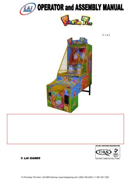 Feeding Time Service Manual - BMI Gaming