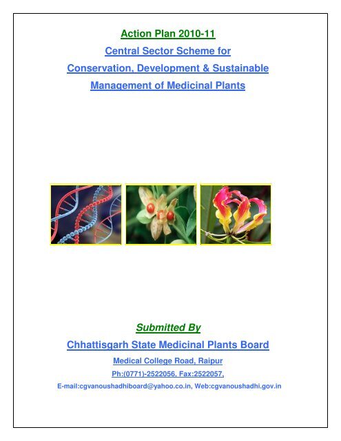 Action Plan 2010-11 Central Sector Scheme for Conservation ...