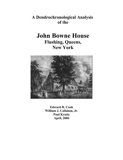 John Bowne House, Flushing - Hudson Valley Vernacular Architecture