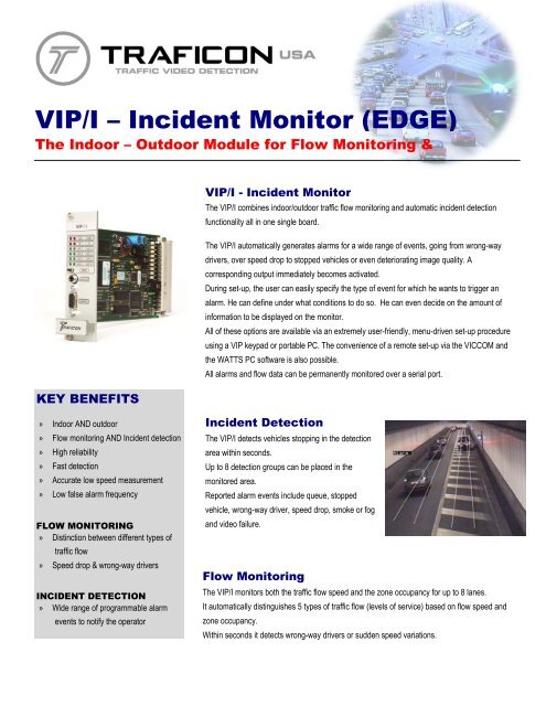 VIP/I â Incident Monitor (EDGE) - Traficon