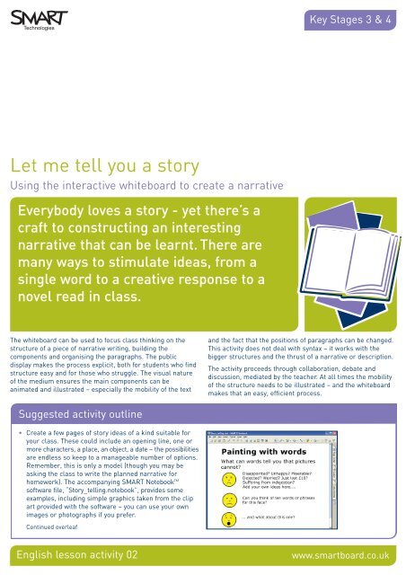 Let me tell you a story