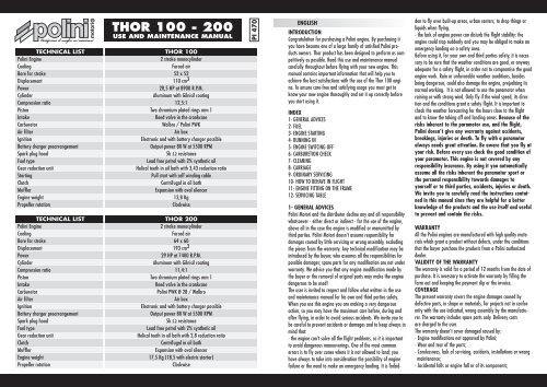 THOR 100 - 200 - Polini