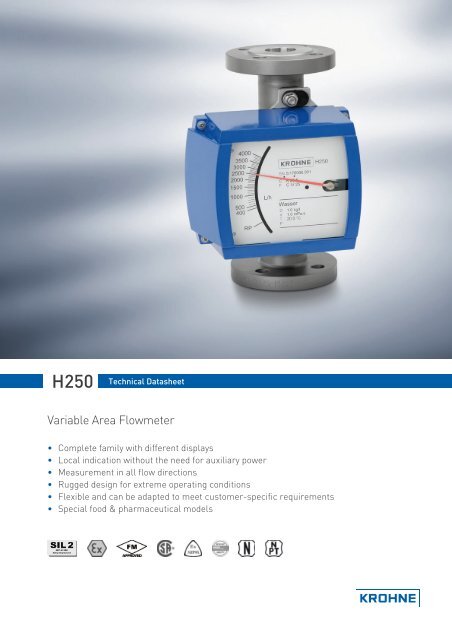 Variable Area Flowmeter