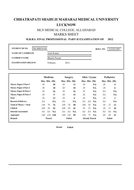 Final Marksheet-IV