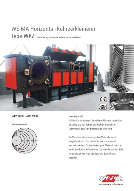 Prospekt (PDF) - Weima GmbH