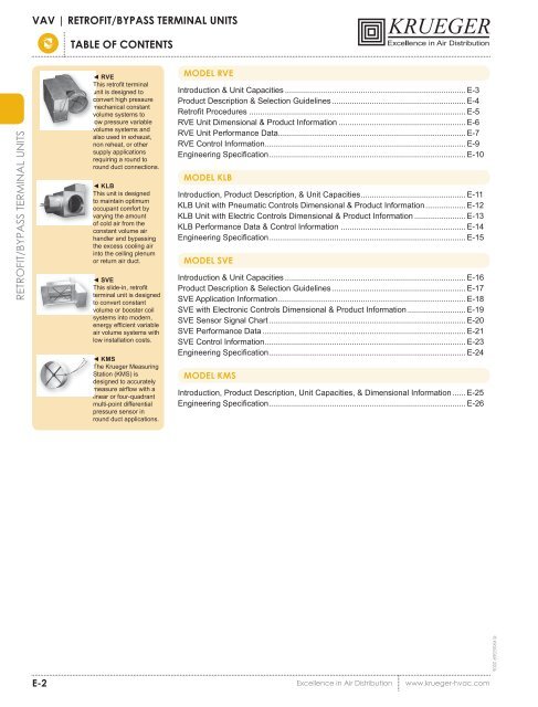 vav | retrofit/bypass terminal units retrofit/bypass terminal units ...