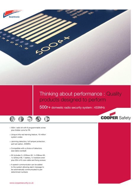 Datasheet - Cooper Security