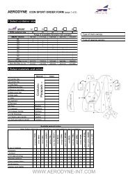 Icon Sizing Chart - Aerodyne