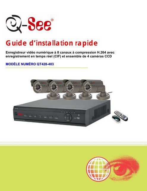 Guide d'installation rapide - Q-See