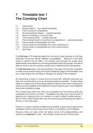 iSAMS Documentation - TimeTabler