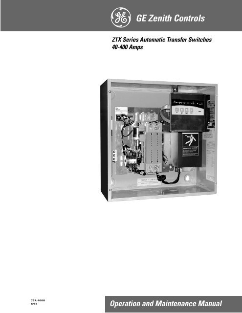 GE Zenith Controls - GE Industrial Systems