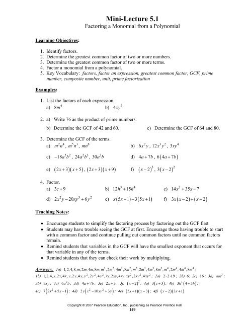 chapter 5 lecture notes chapter 5 lecture notes