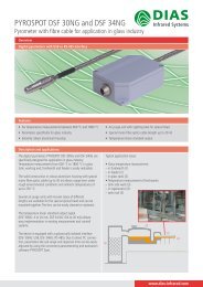 Overview pyrometers PYROSPOT Series 42 - DIAS Infrared Systems