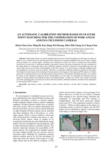 An Automatic Calibration Method Based On Feature