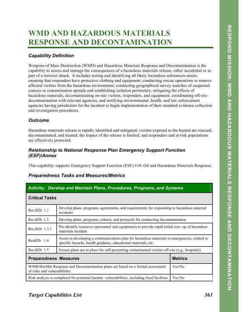 wmd and hazardous materials response and decontamination
