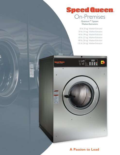 Washer-Extractors, SC20-125 lb - Speed Queen