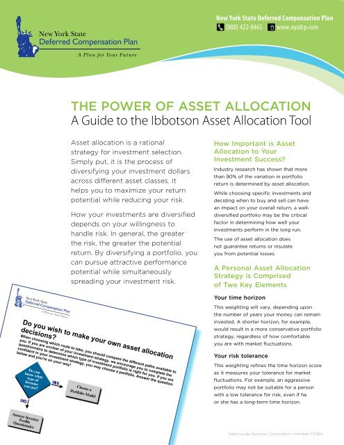 A Guide to the Ibbotson Asset Allocation Tool - New York State ...