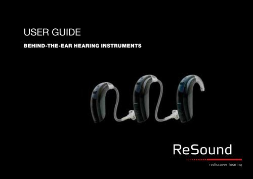 USER GUIDE - GN ReSound