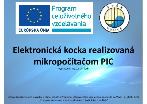 ElektronickÃ¡ kocka s PIC procesorom