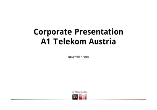 Innovation at A1 Telekom Austria