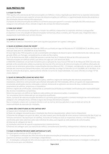 GUIA PRÃ TICO ITED - Casa Digital