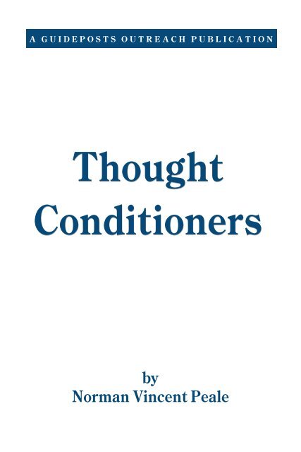 thought conditioners thought conditioners - Guideposts Foundation