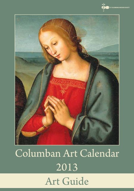 2013 Columban Calendar - Art Guide - St Columbans Mission Society