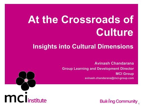 National Communication Patterns - Event Management Circle