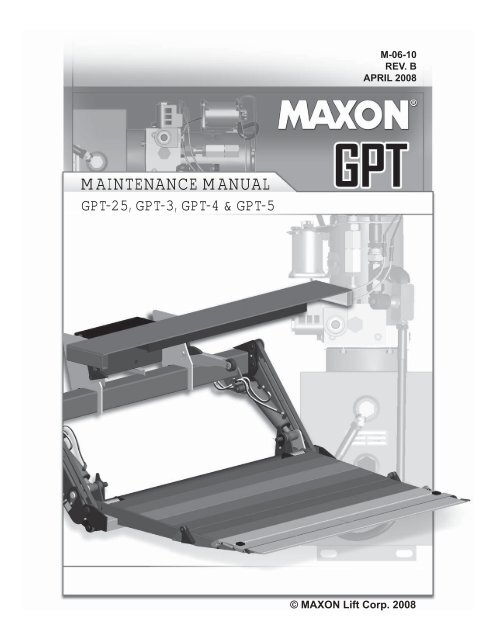 GPT SERIES (2006 Release) - Maxon