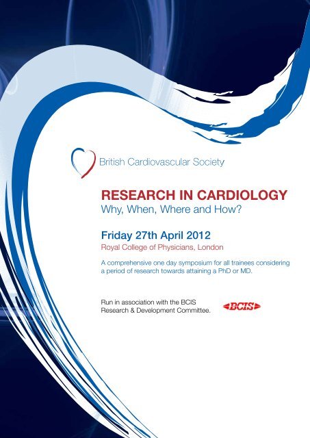 RESEARCH IN CARDIOLOGY - British Cardiovascular Society