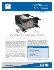 IMRT Thorax Phantom - CIRS