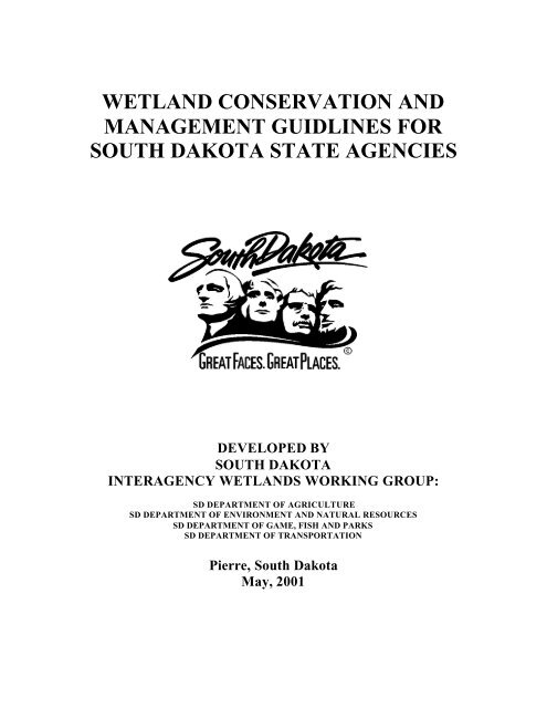 Wetland Conservation and Management Guidelines for SD State ...