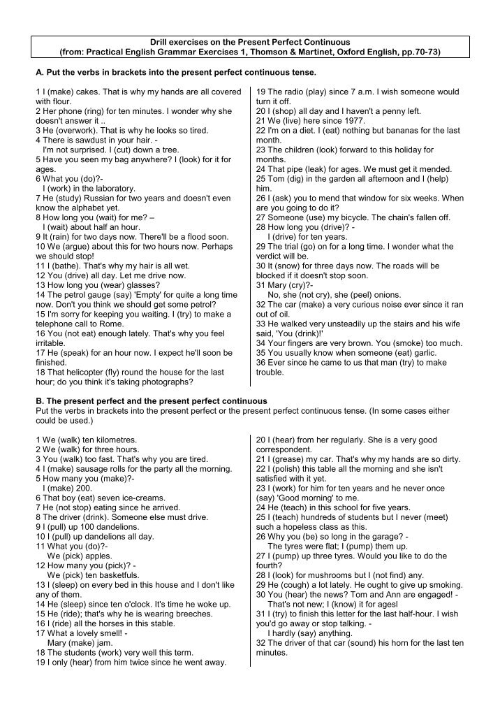 Present Perfect Continuous Magazines present-perfect-continuous-magazines