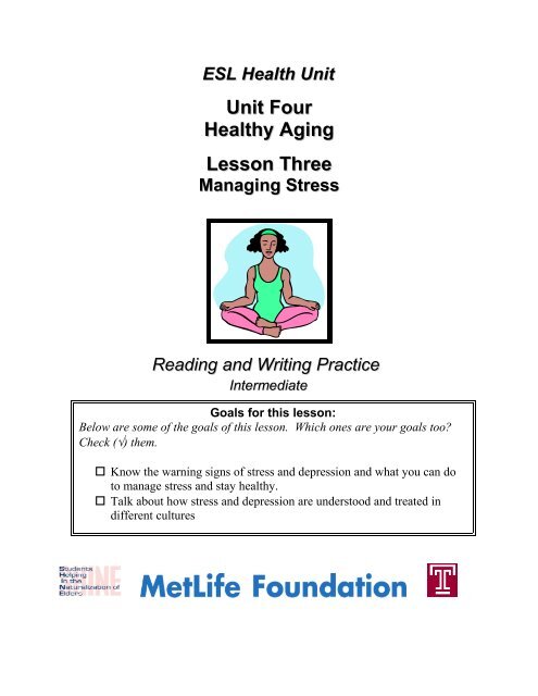 Managing Stress - Project SHINE