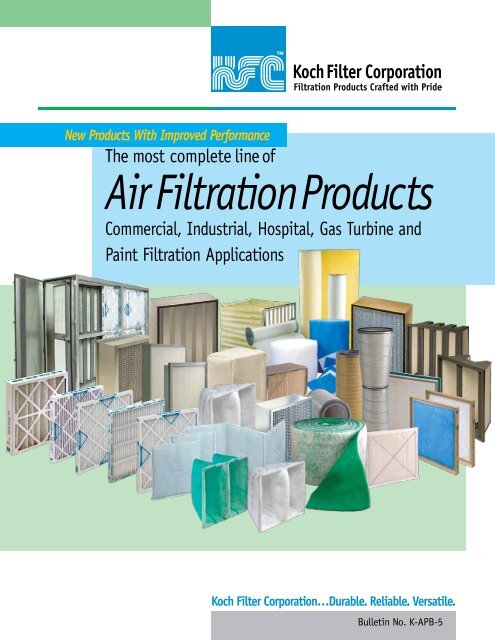 Air Filtration Products - Koch Filter Corporation