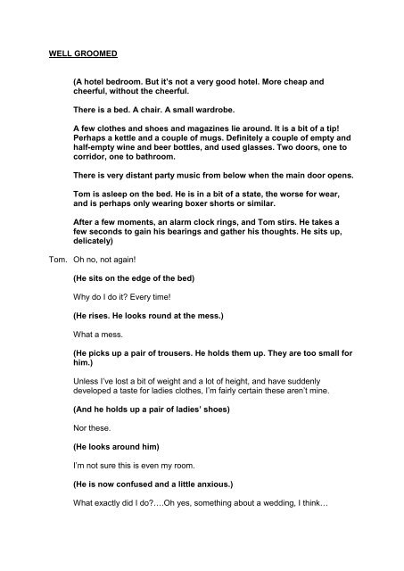 The Script - Comedy Plays